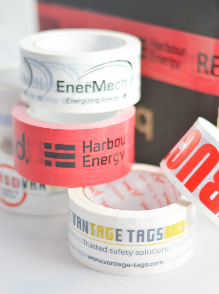 Custom Printed Packaging Tape | Branded Heavy Duty Tape - Vantage Tags